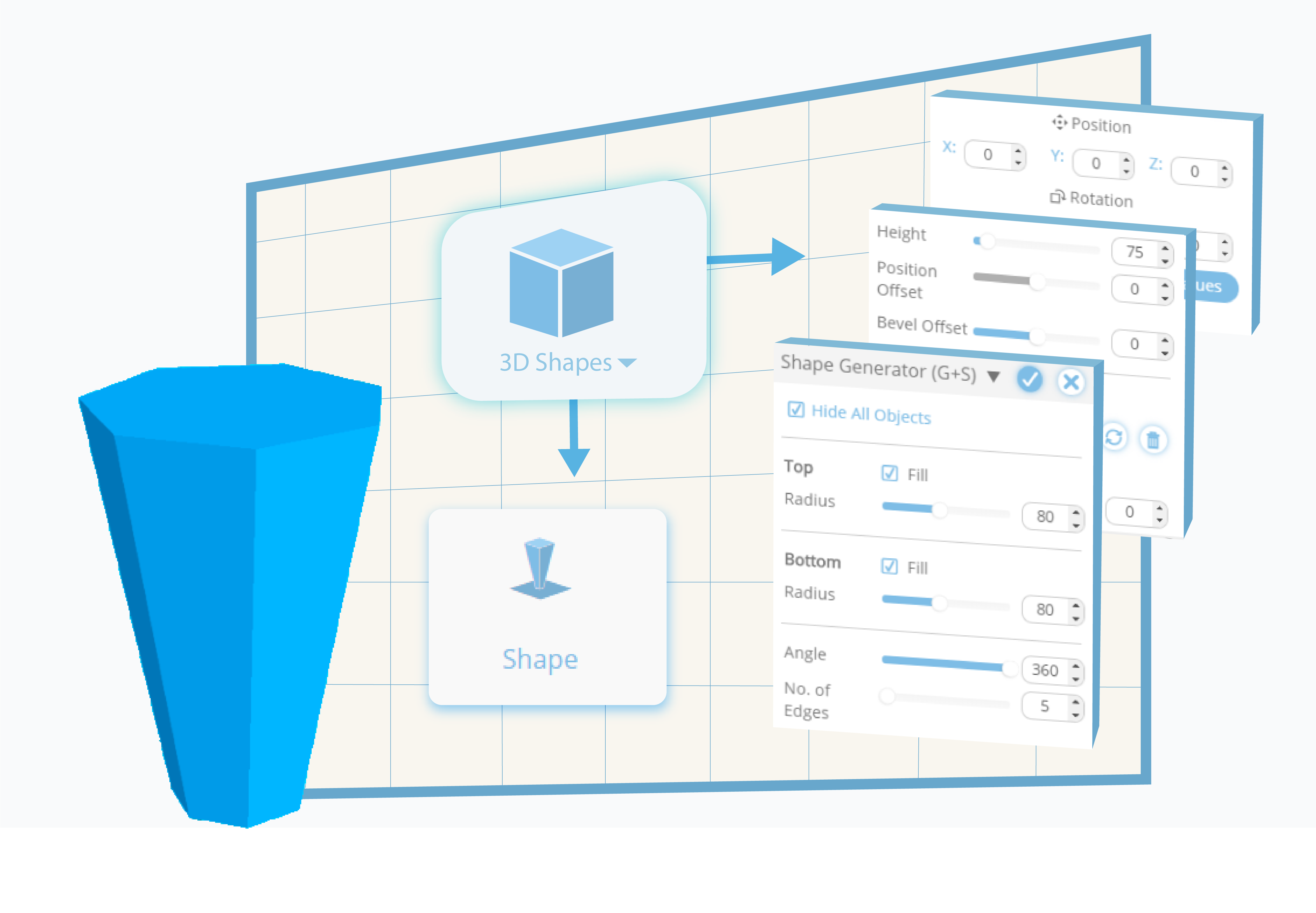 3D CAD Software | Sculpting | Slicer | SelfCAD | Tool | Single Post