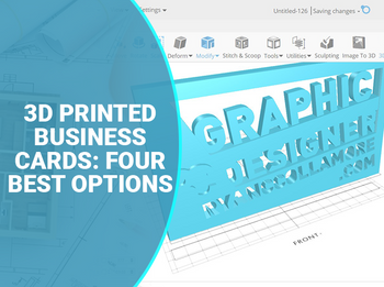 3D Printed Business Cards Four Best Options