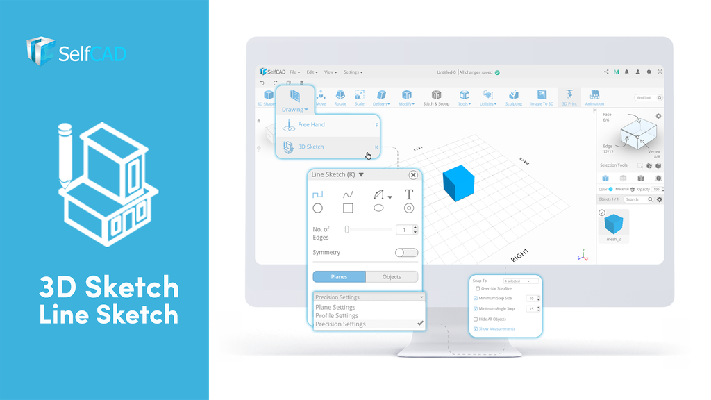 More Details Of SelfCAD New Update- SelfCAD 2.9