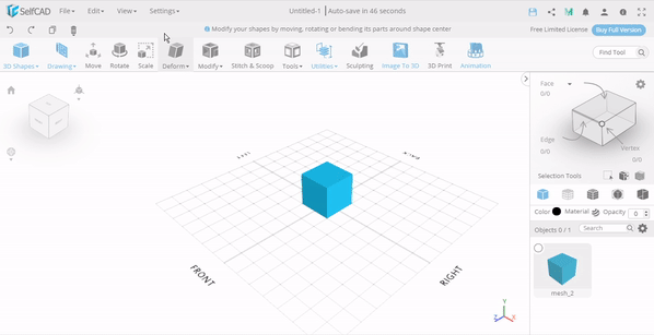 SelfCAD Update 2.9.1