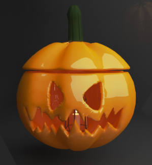 Create with SelfCAD: 3D Printable Halloween Pumpkin
