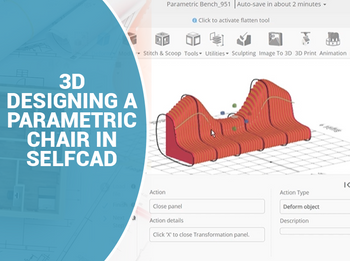 Simple CAD Skills for Students: Create a Parametric Bench With SelfCAD