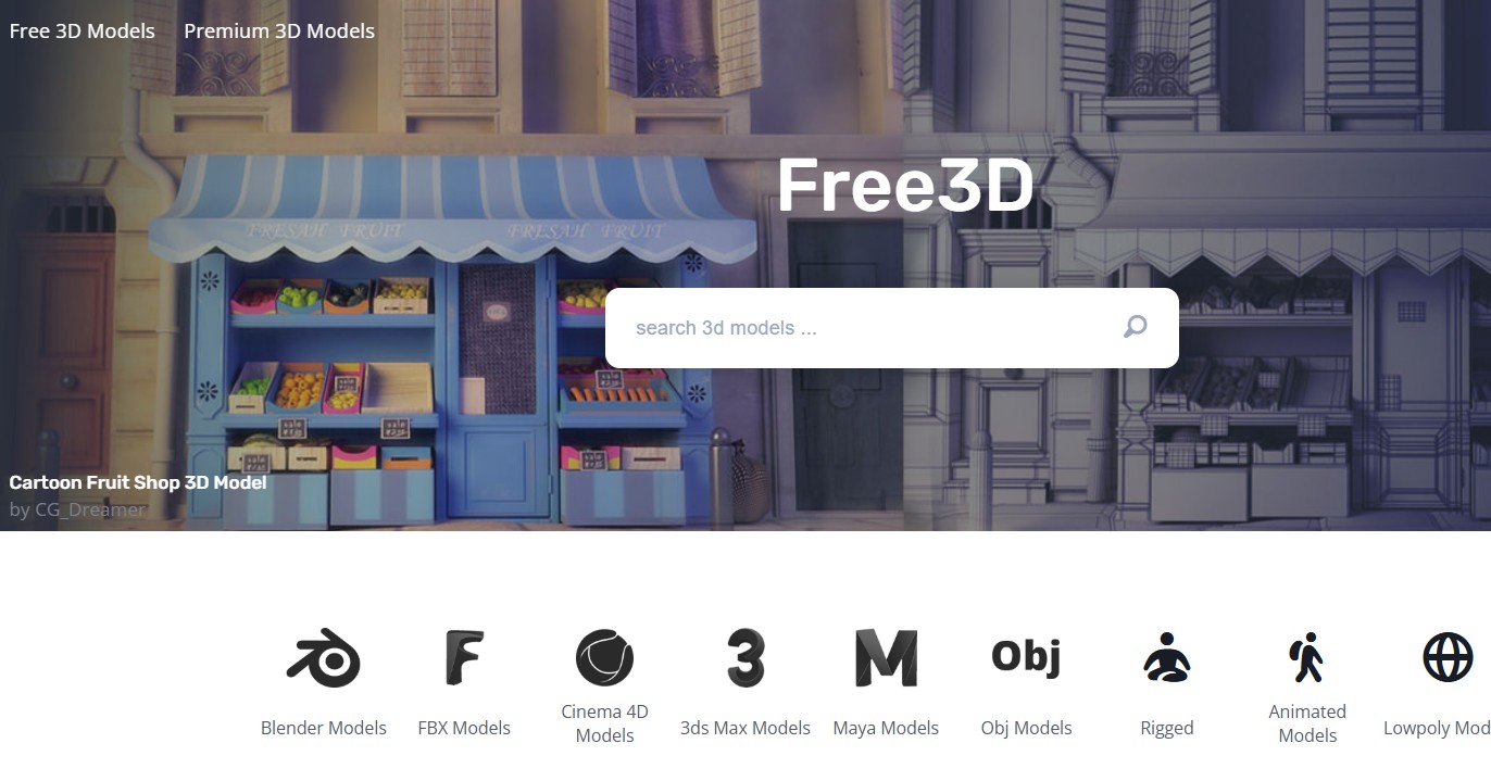 Websites Where You Can Download Free 3D Models