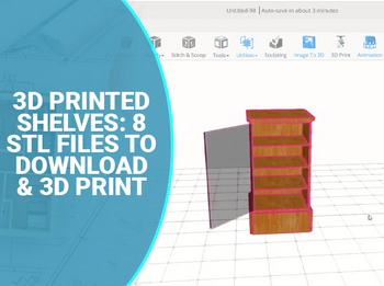 3D Printed Shelves-8 STL Files to Download and 3D Print